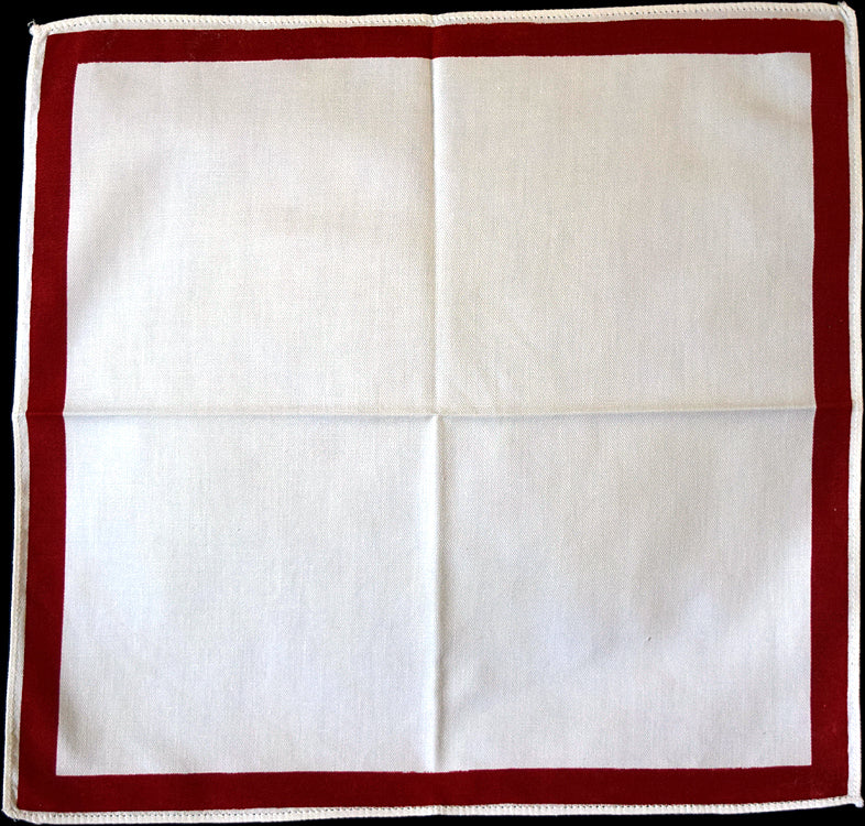 Set of 6 Vintage Wilendur Napkins Red Stripe Border Unused – Gypsy ...
