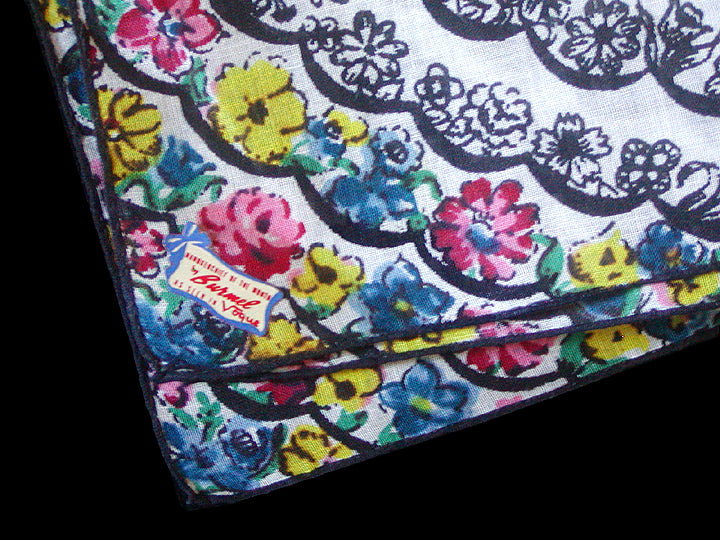 Concentric Flowers Burmel Vintage Handkerchief of the Month As Seen In ...